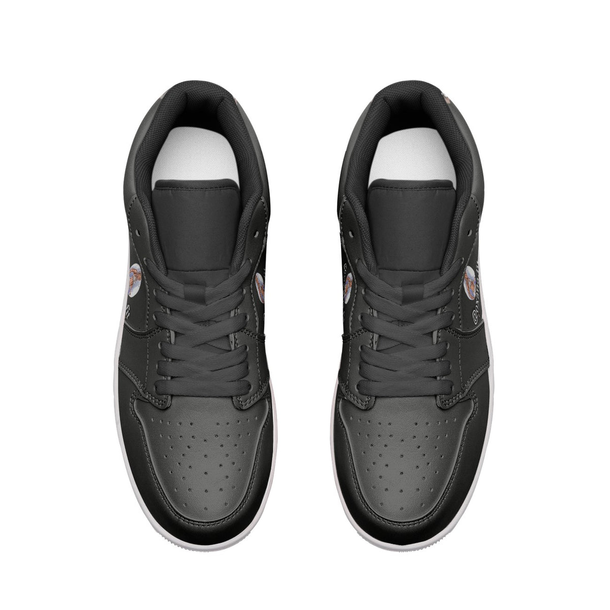 Custom Low Top Leather Sneakers - By the Viral Sensation, Little Runt ...